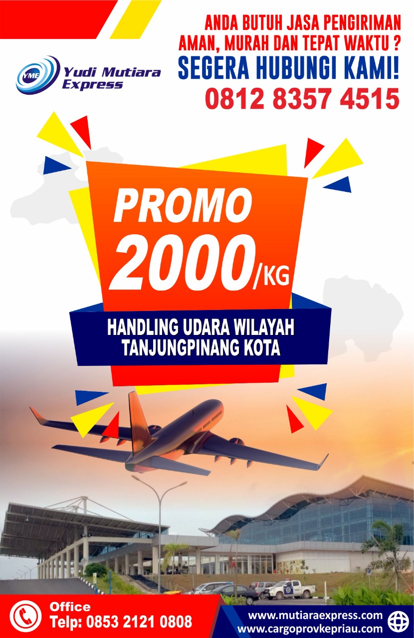 Jakarta Ke Tanjungpinang Hanya Rp. 2000/Kg* - Mutiara Express
